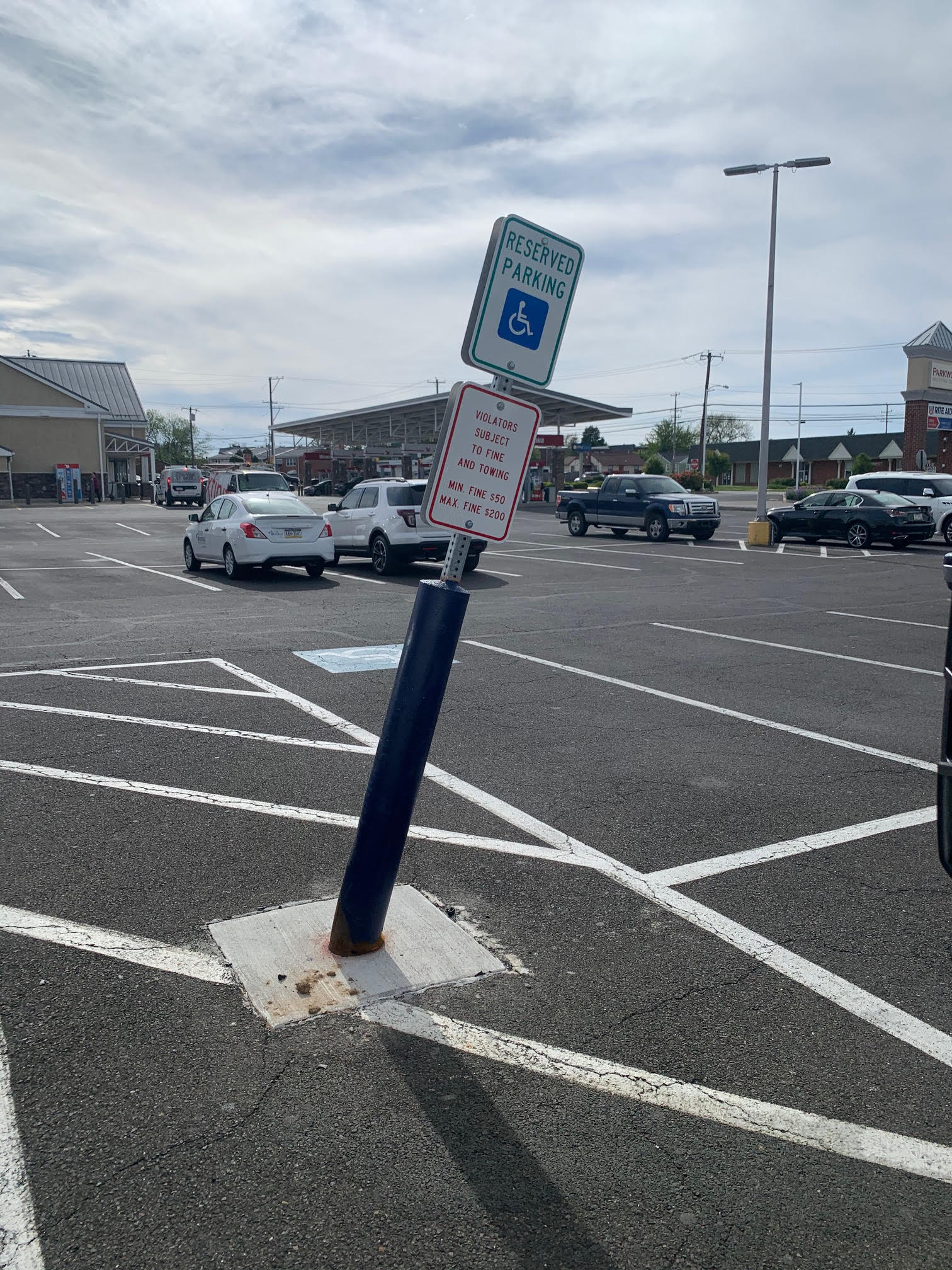 Parking Lot Bollards - Associated Paving Contractors
